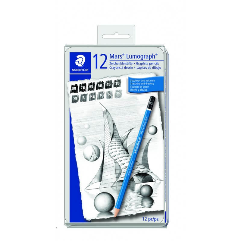 Staedtler LUMOGRAPH PENCIL PEFC PUR 12PC - MICA Store