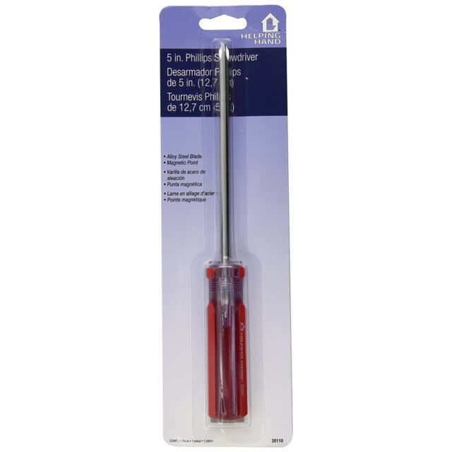 Faucet Queen Helping Hand Screwdriver - Red 4In Phillips Head - MICA Store
