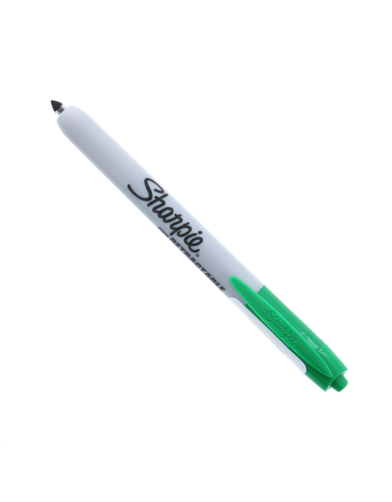 Sharpie Retract Fine Green - MICA Store