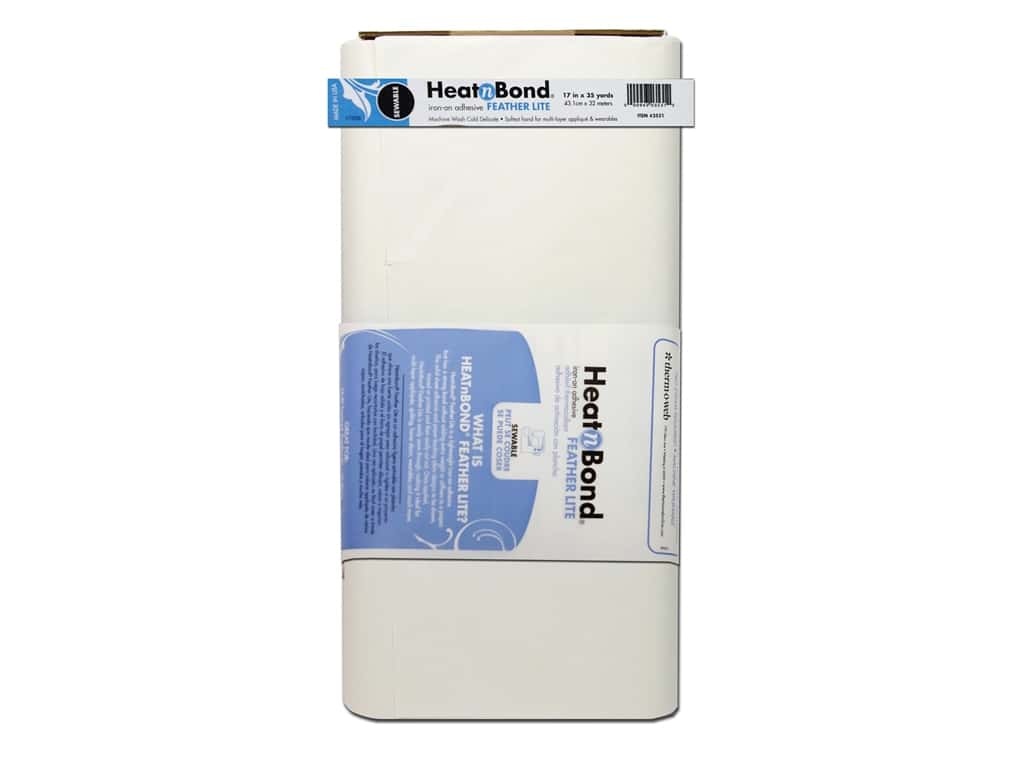 HeatnBond Feather Lite Iron-on Adhesive 17'' by the the foot - MICA Store