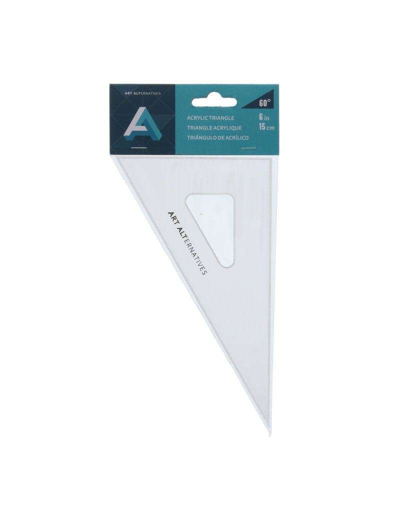 Acrylic Triangles, 6" - 60 - with Inking Edges - MICA Store