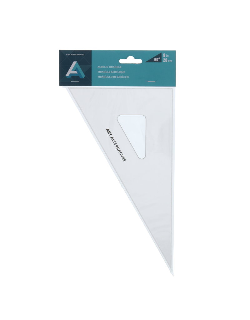 Acrylic Triangles, 8" - 60 - with Inking Edges - MICA Store