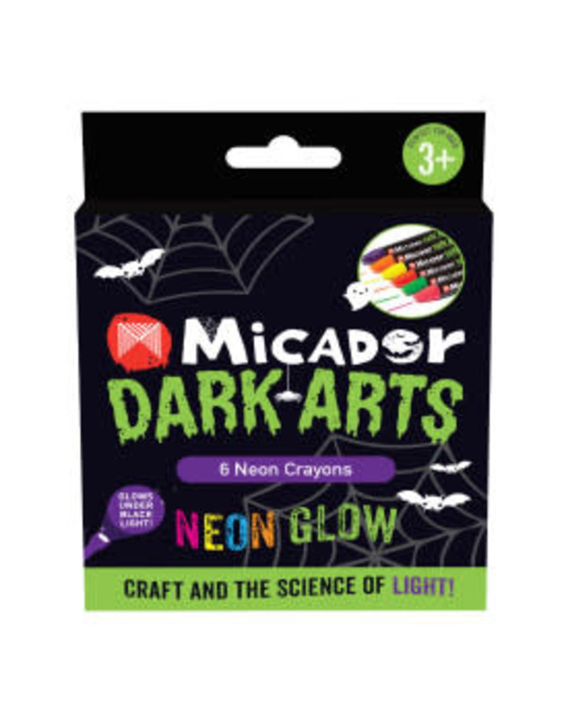 Neon Glow Crayons Pack, 6-Crayon Set - MICA Store