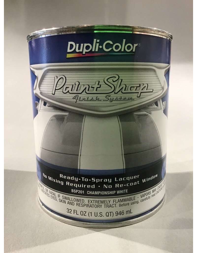 Paint Shop Finish System - Champion White - MICA Store