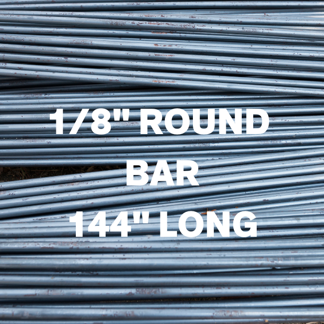 IS Mild Steel 1/8" Round Bar 12ft - MICA Store