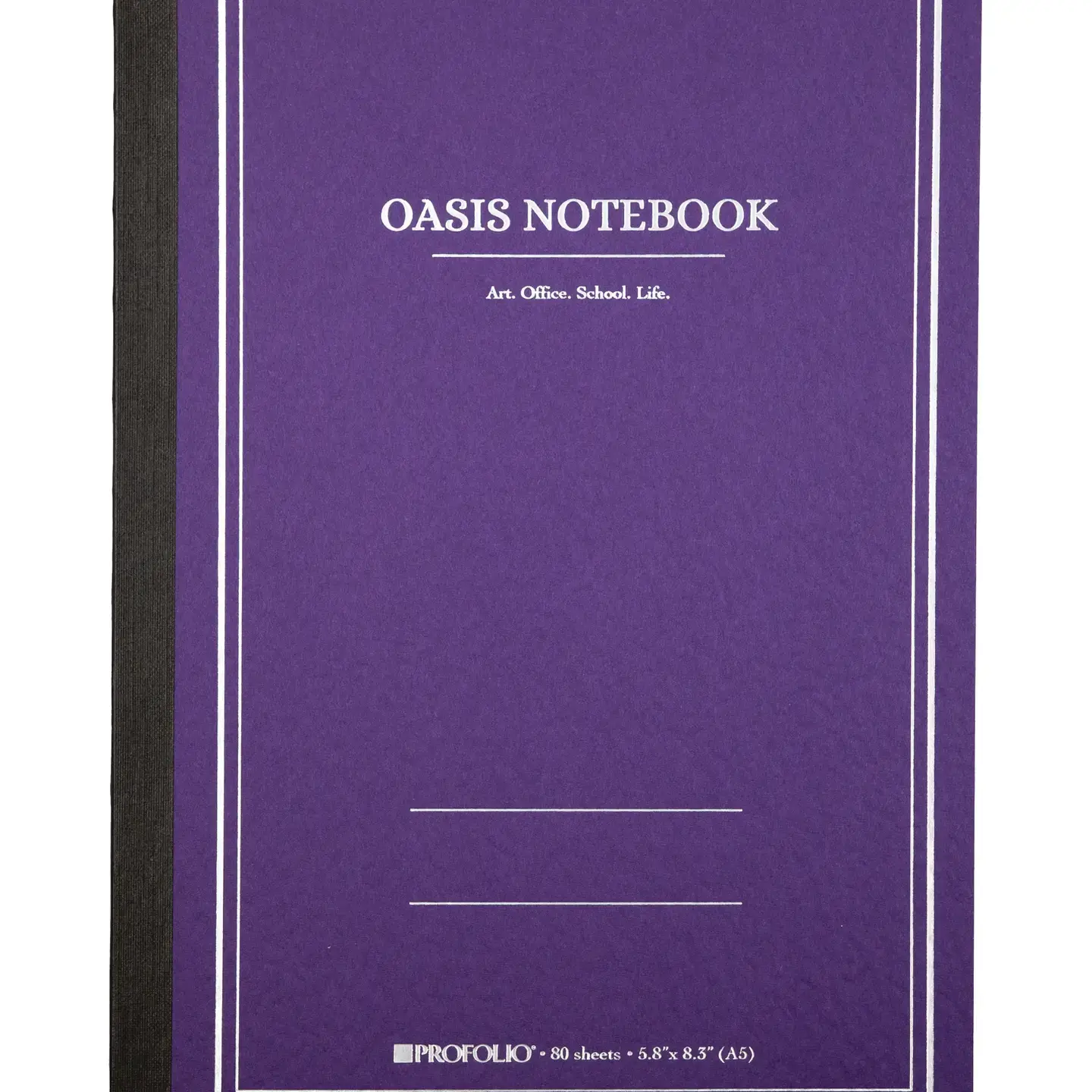 Itoya Notebook Oasis A6 Purple - MICA Store