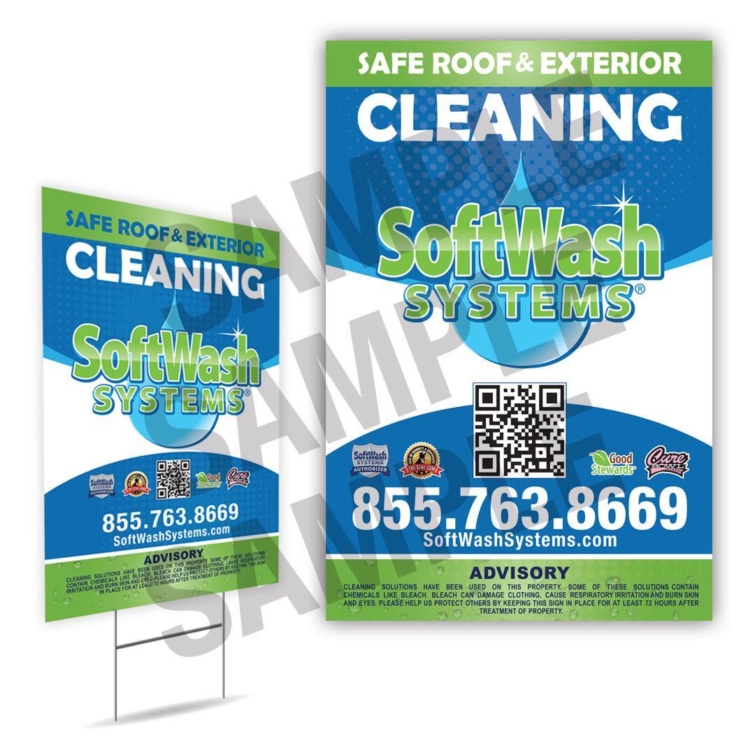SWS Yard Sign (200) - SoftWash Systems