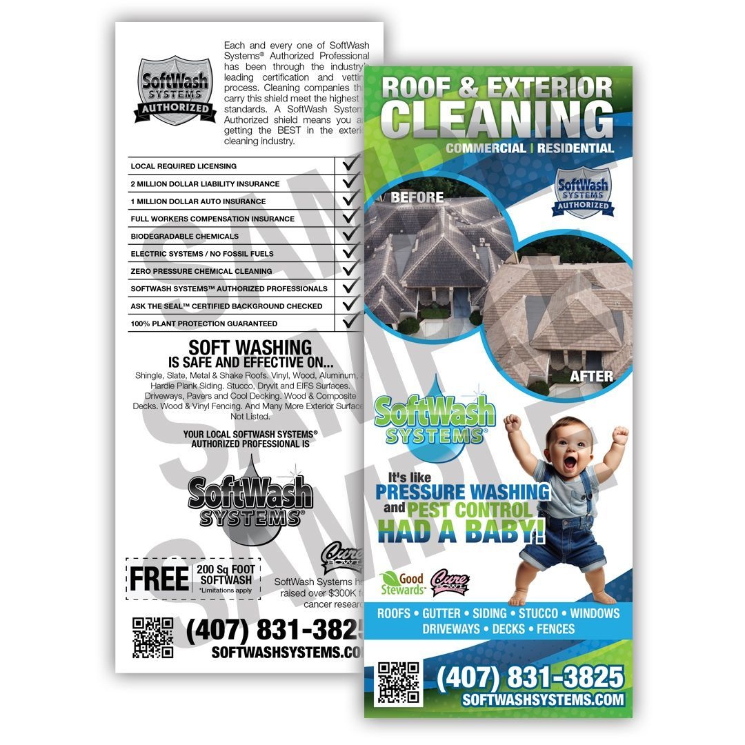 SWS Creative Studio Initial Contact Flyer Design - SoftWash Systems