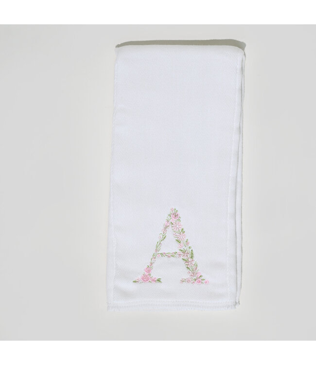 Pink Flower Letter Burp Cloth at Initial Styles Gift Boutique Jupiter ... Pink Flower Letter Burp Cloth at Initial Styles Gift Boutique Jupiter ...
