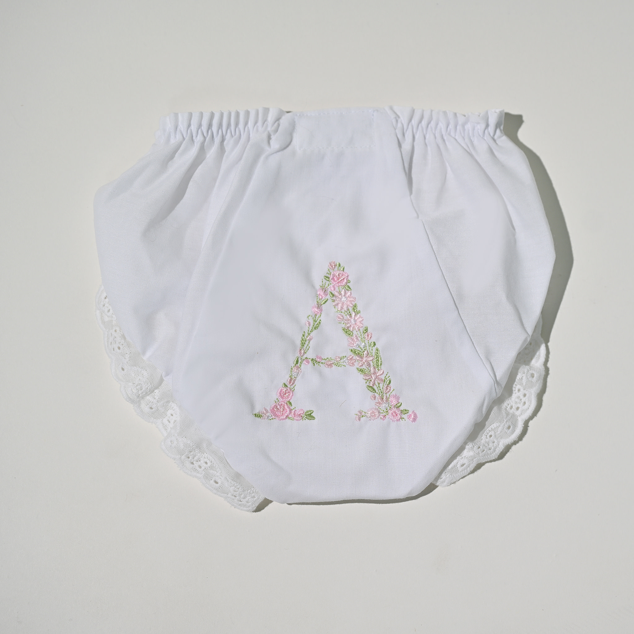 Pink Floral Letter Bloomer at Initial Styles Jupiter Boutique - Initial ...