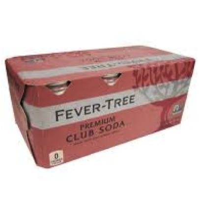 Fever Tree Club Soda CANS 8 pack 150 ml - Noe Valley Wine & Spirits