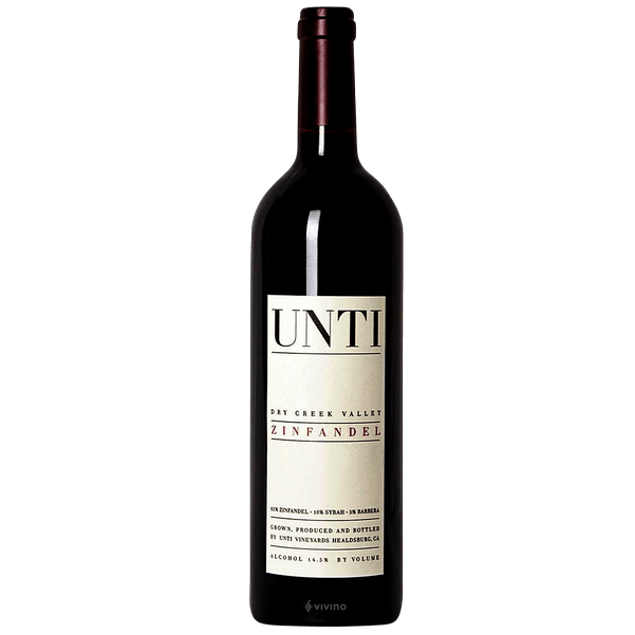 Unti 2018 Unti Zinfandel Dry Creek Valley 750 ml - Noe Valley Wine ...