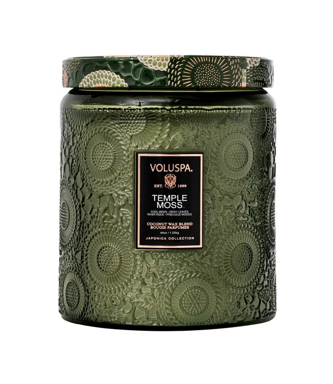 Temple Moss Luxe Jar Candle - Shop Barron's