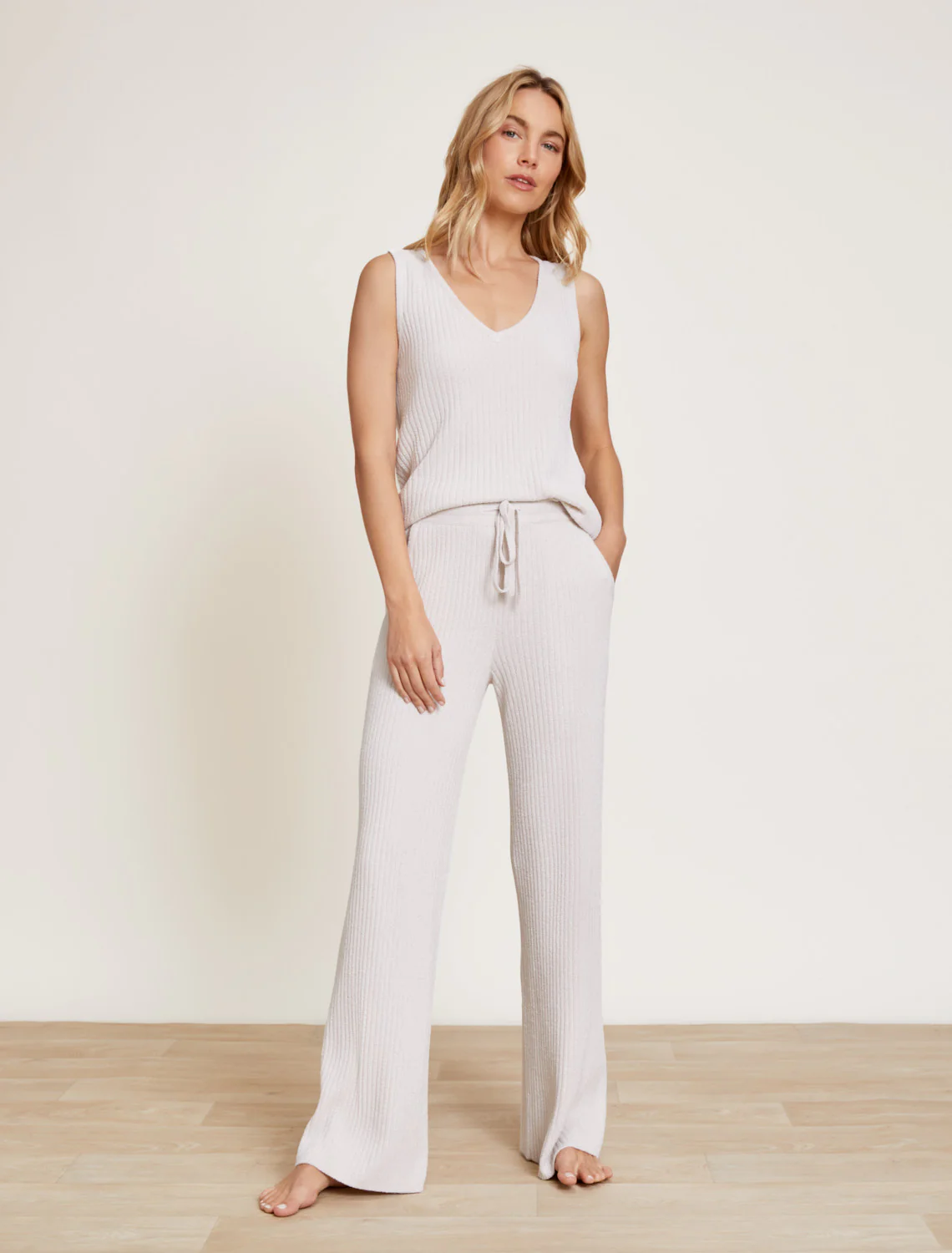 CozyChic Ultra Lite Ribbed Lounge Set Almond - Shop Barron's