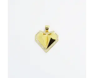 Treasure Jewels Diamond Shaped Heart Charm - Shop Barron's