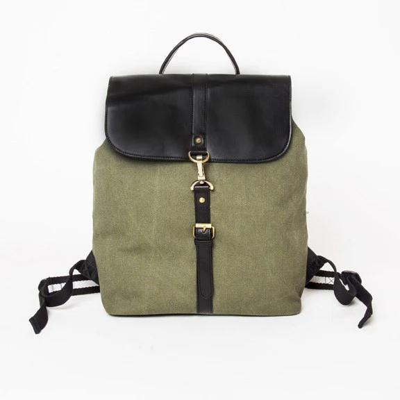 The Journeyman Rucksack Black/Green - Shop Barron's