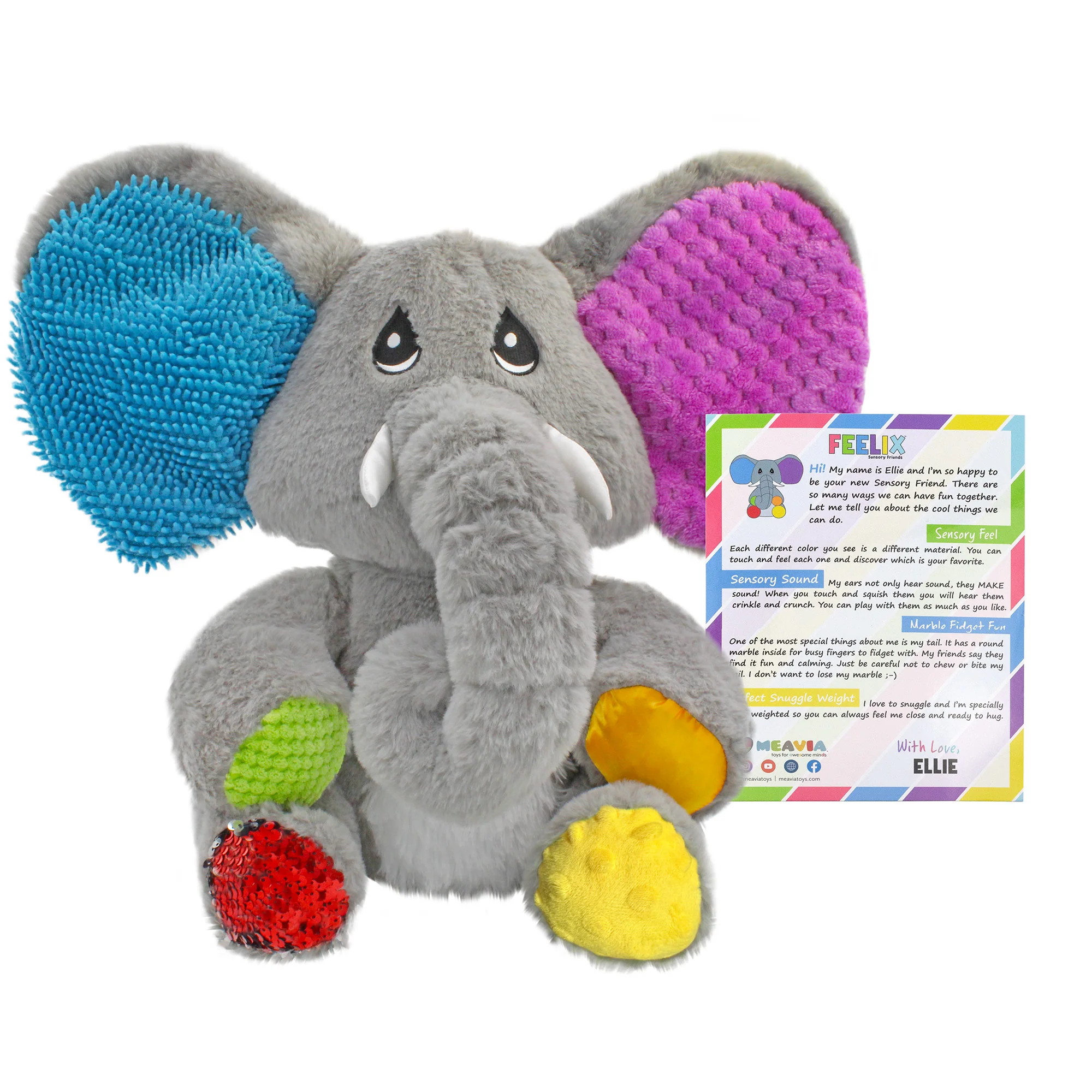 Ellie the Weighted Sensory Elephant - Shop Barron's