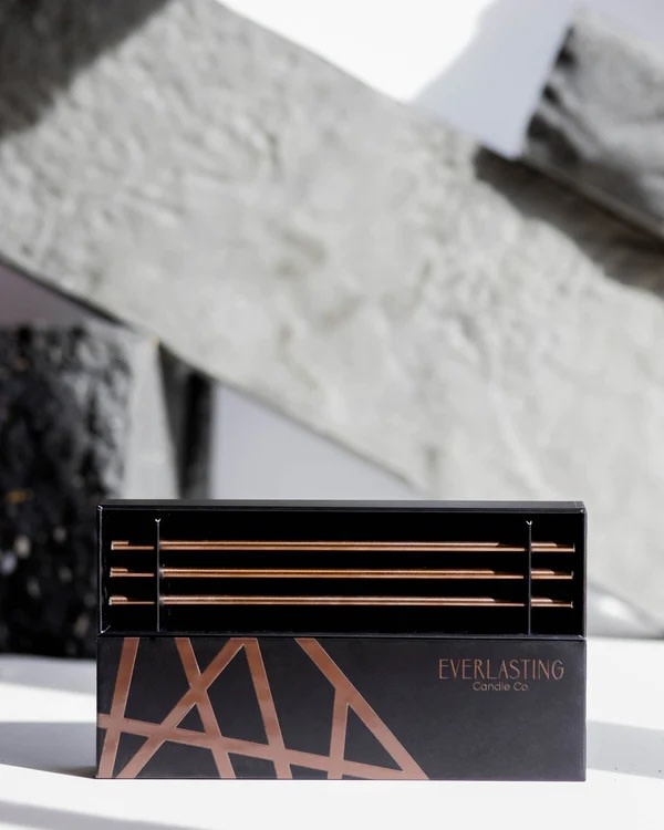 Copper Everlasting Candlesticks - Evelyn Lane Clothing Co.