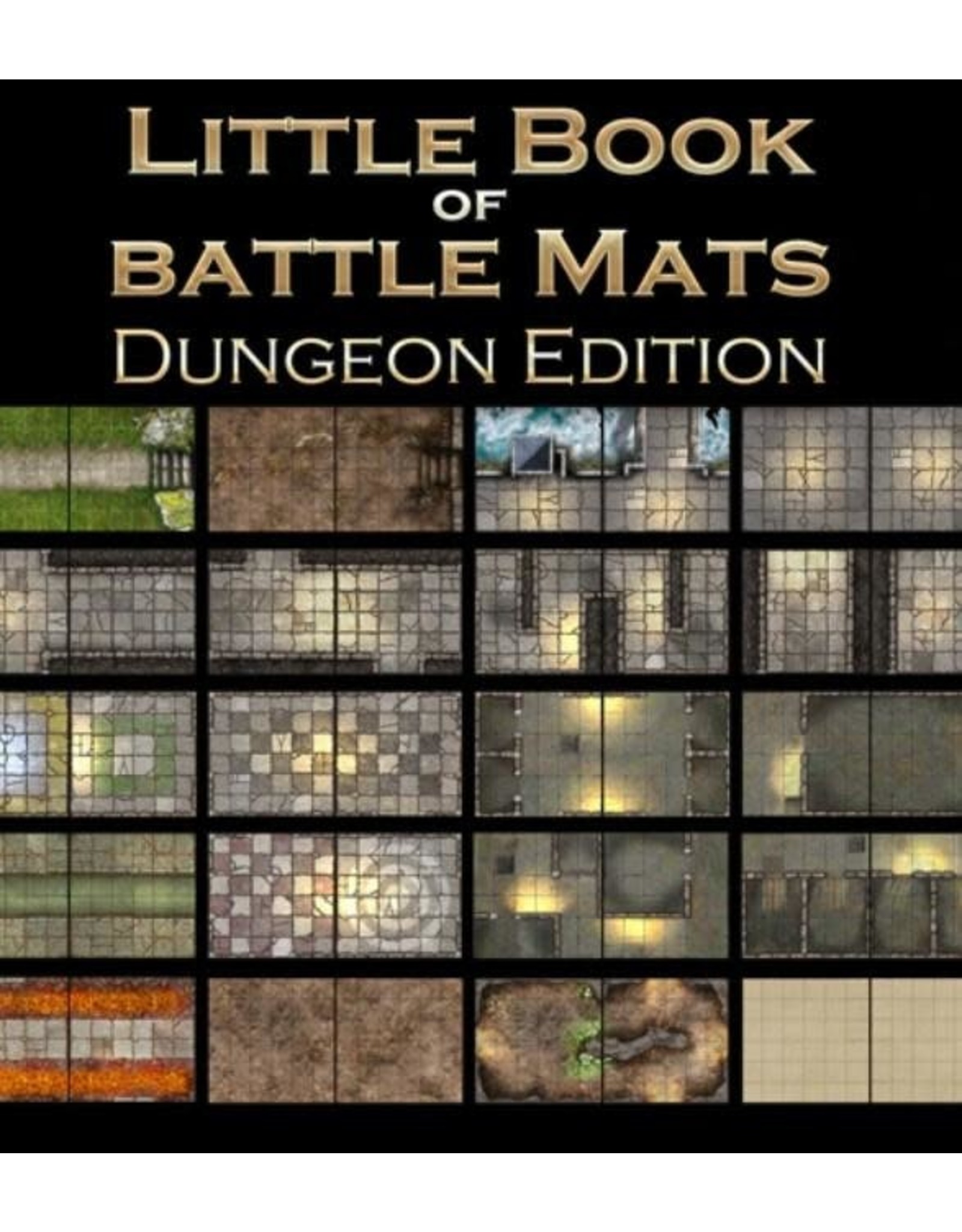 Battle Mat: Little Book of Battle Maps, Dungeon Ed. - Chimera Hobby & Games