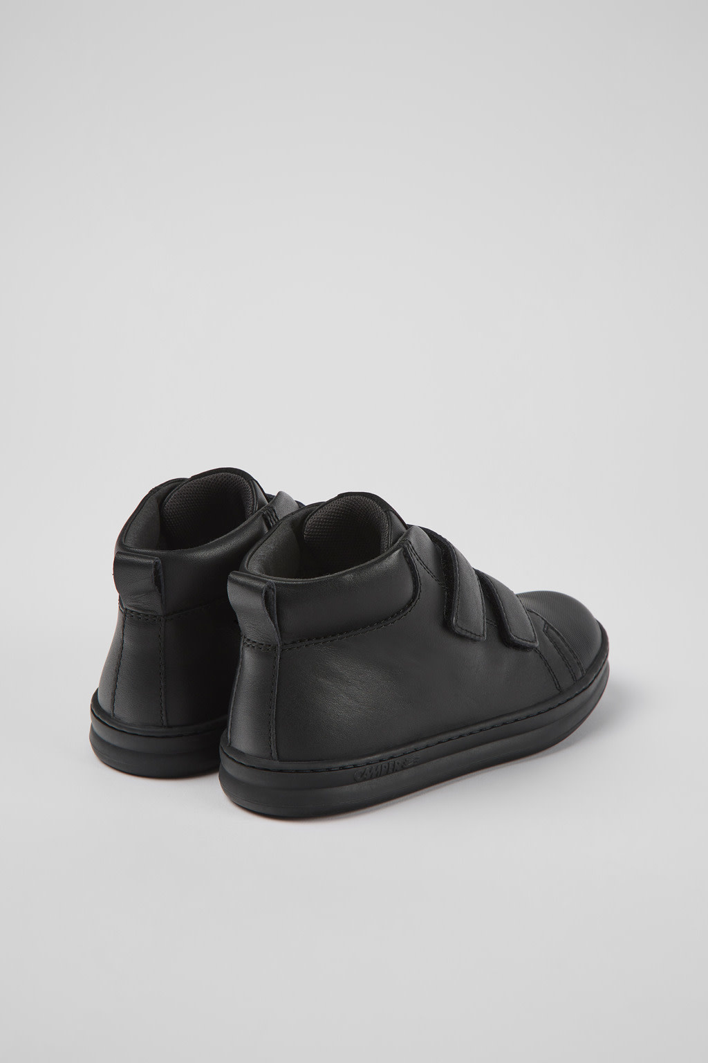 Runner Black leather and textile ankle boots | Camper Canada - Kidz ...