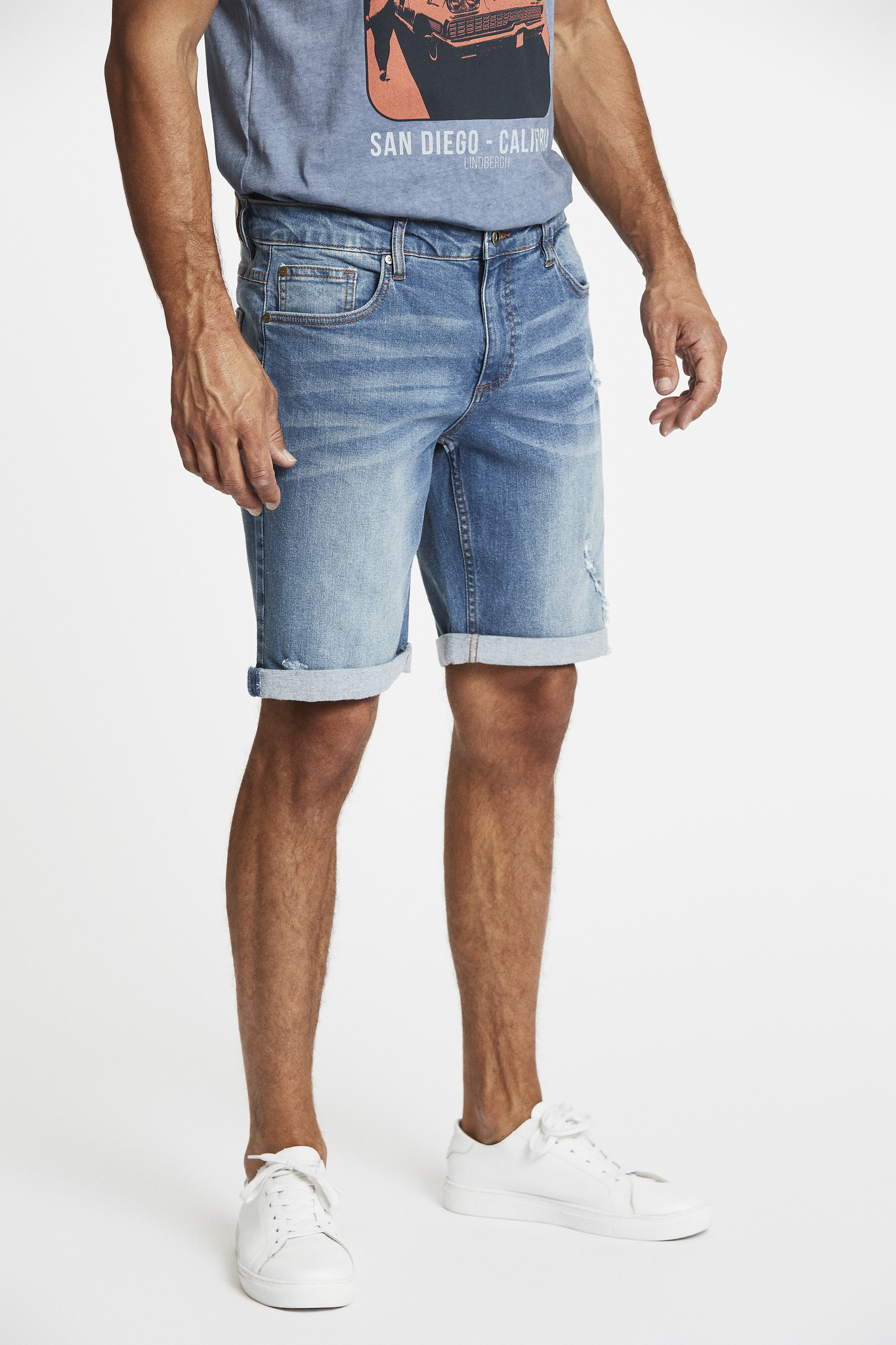 SuperFlex Denim Shorts Style: 30-550002OFBUS - LINDBERGH