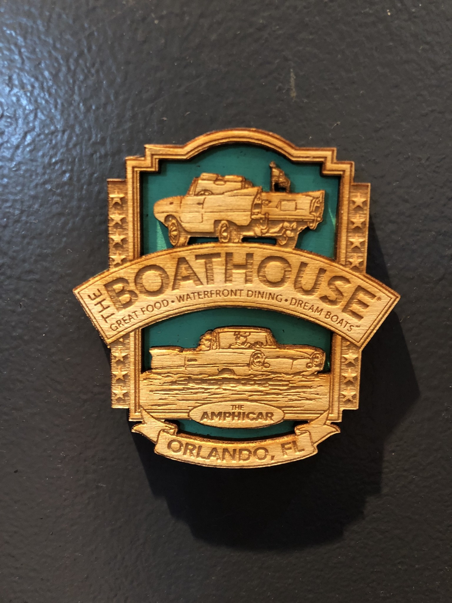 BI AMPHICAR WOOD MAGNET - The BOATHOUSE Boatique
