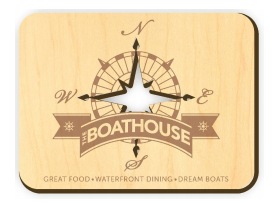BUCKET WONDERS BW BOATHOUSE COMPASS ROSE WOODEN MAGNET - The BOATHOUSE ...