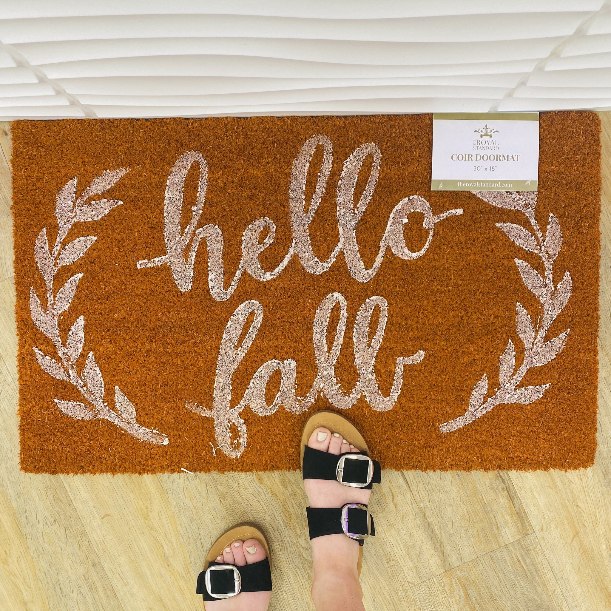Hello Fall Coir Doormat - The Magnolia