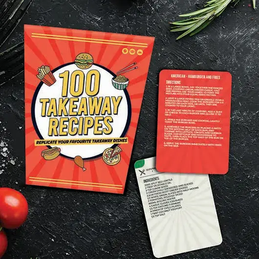 100 Takeaway Recipe Cards - The Magnolia