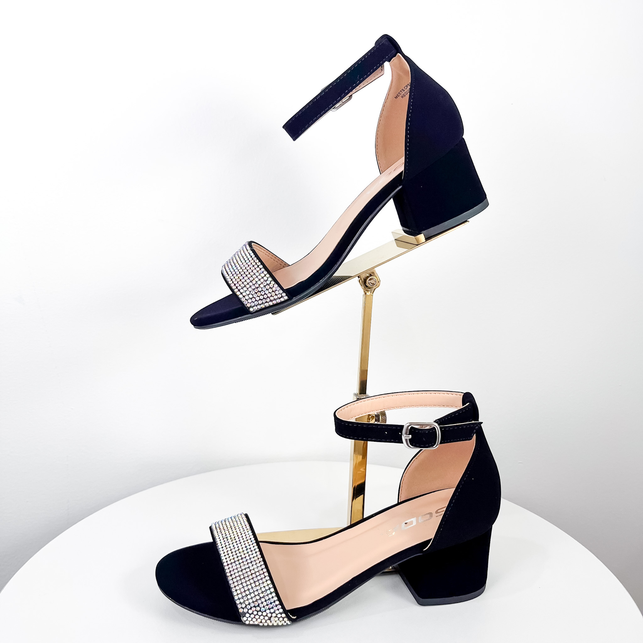 Tween Black Veil Heels - The Magnolia