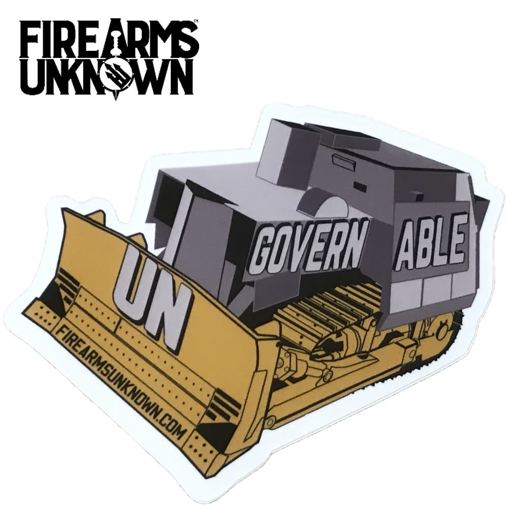 House FU Killdozer Sticker - Firearms Unknown