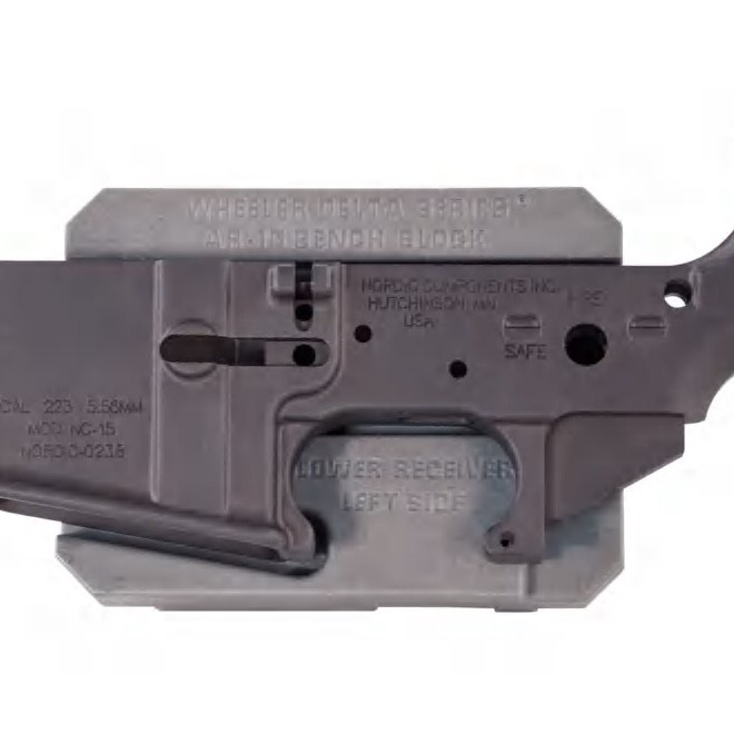 Wheeler AR-15 Bench Block Gray - Firearms Unknown