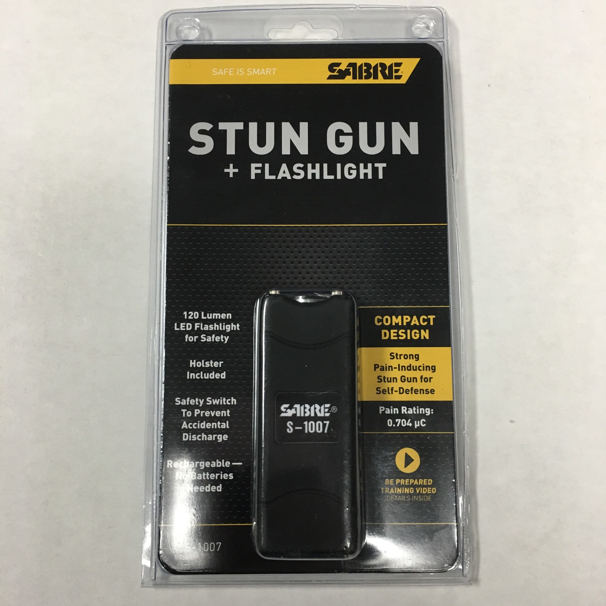 SABRE StunGun With Flashlight 120 Lumen - Firearms Unknown