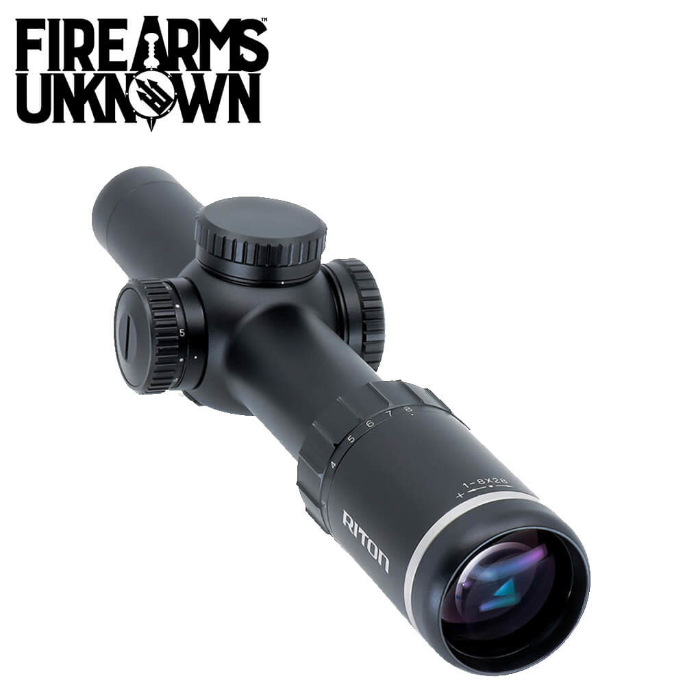 Riton X7 Primal 1-8×28 Rifle Scope - Firearms Unknown