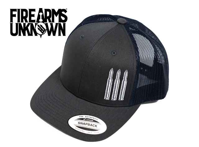 Three Bullet SnapBack Hat - Firearms Unknown
