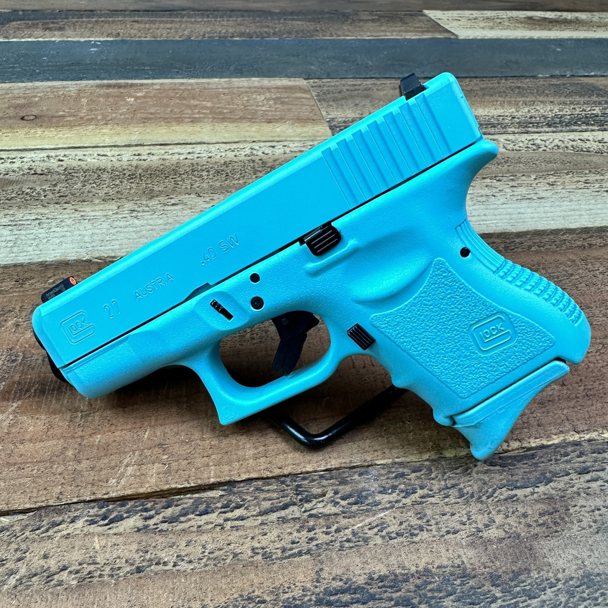 Glock 27 Law enforcement trade-in Cerekote Robins Egg Blue (USED ...