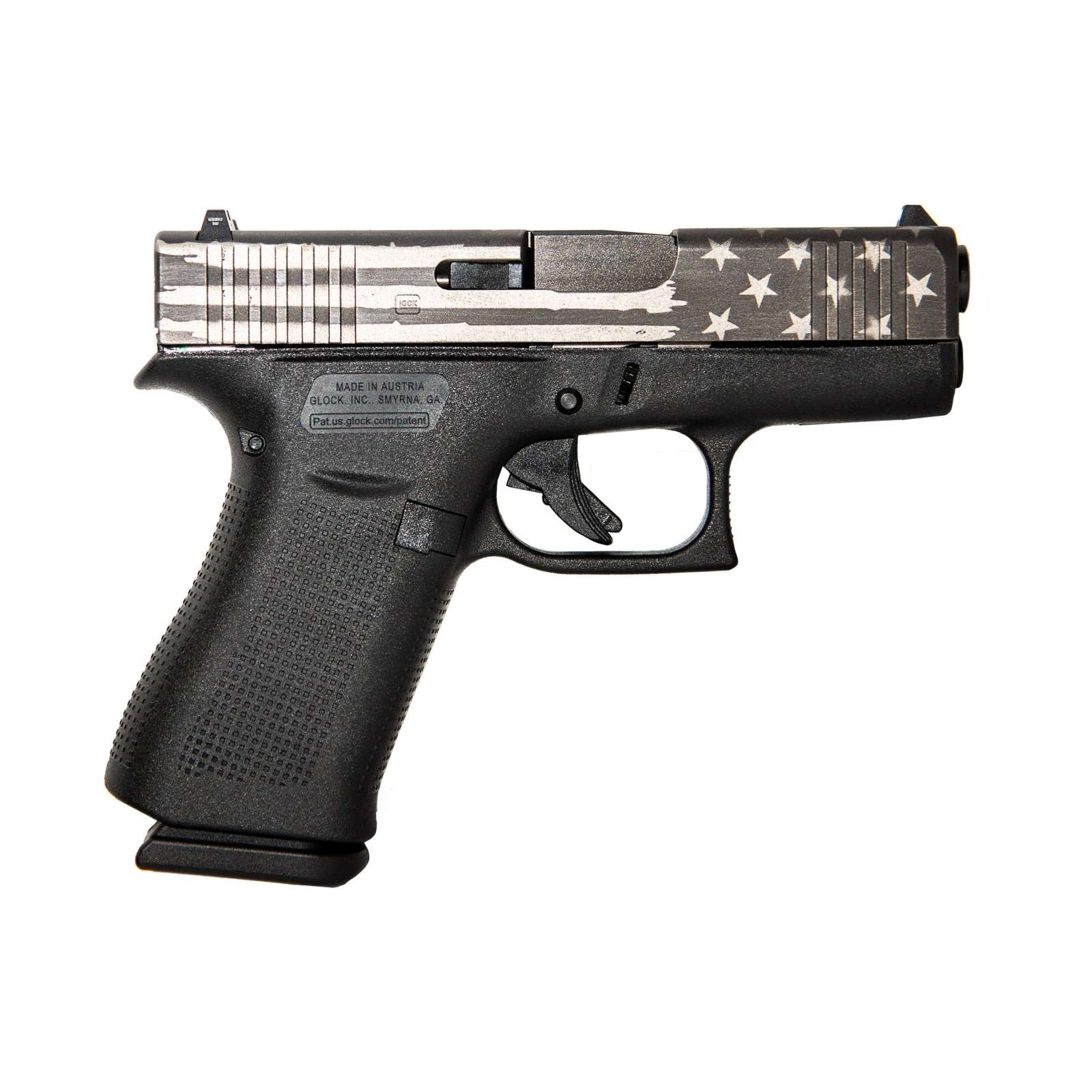 Glock G19 Gen5 9MM 4" Elite Titanium Battle Flag (3) 15RD Pistol ...