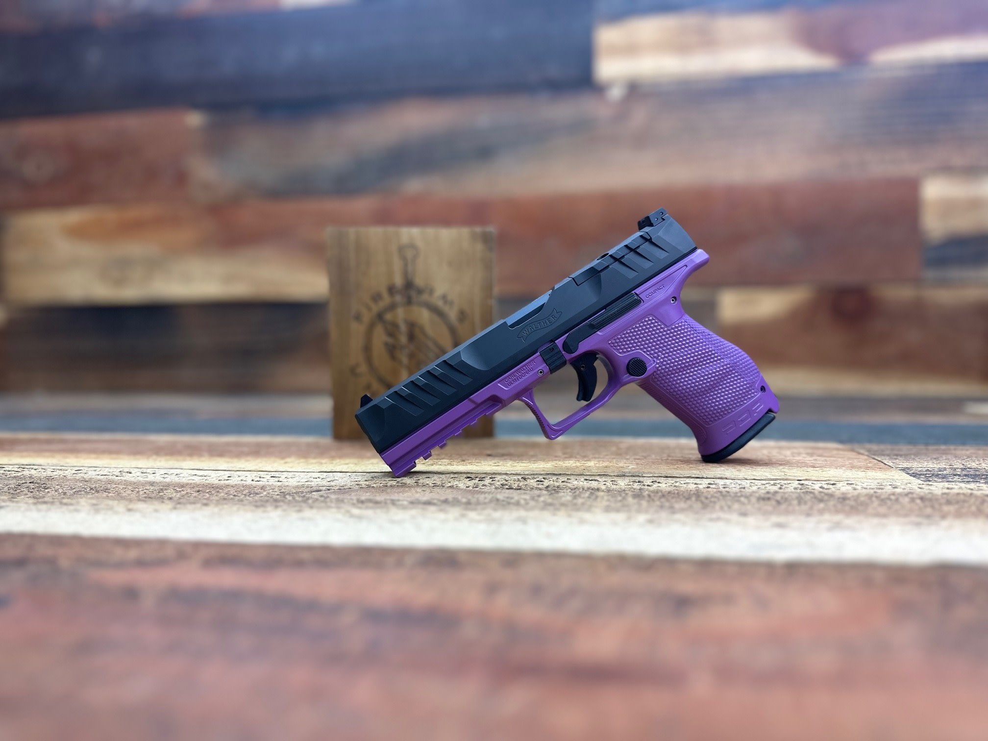 Walther PDP 9mm 5" OR Cerakote Wild Purple 15RND Pistol - Firearms Unknown
