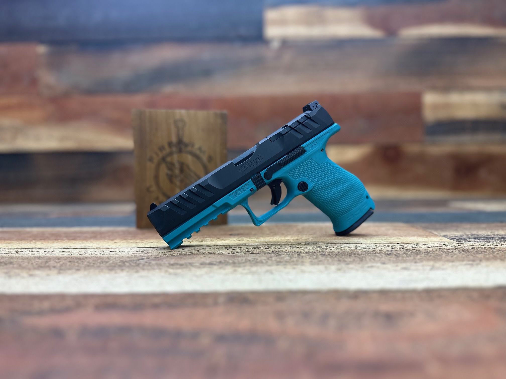 Walther PDP 9mm 5" OR Cerakote Aztec Teal 15RND Pistol - Firearms Unknown