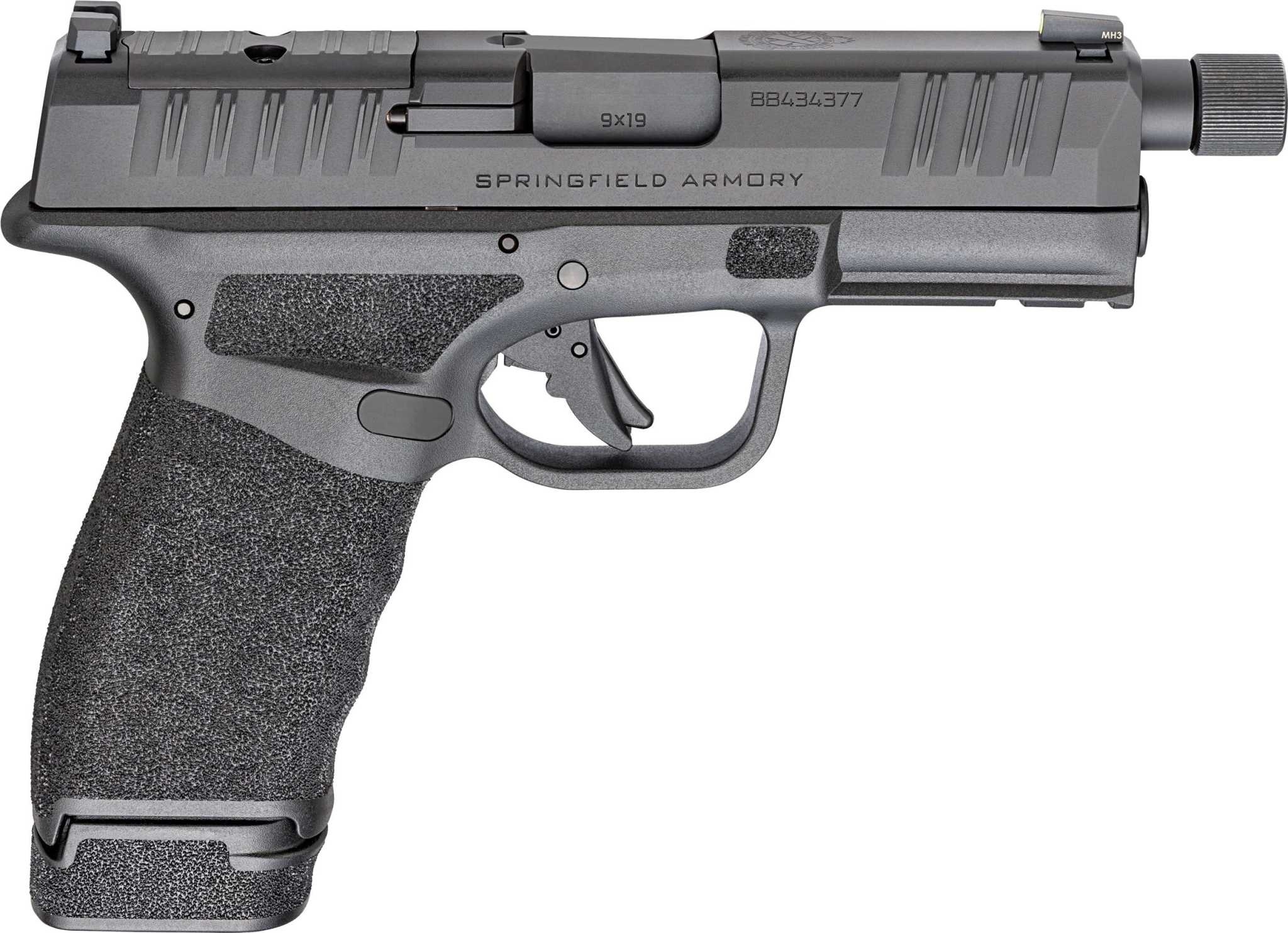Springfield Armory Hellcat Pro 9mm 4.4" BLK/BLK (1)15RND/(1)17RND ...