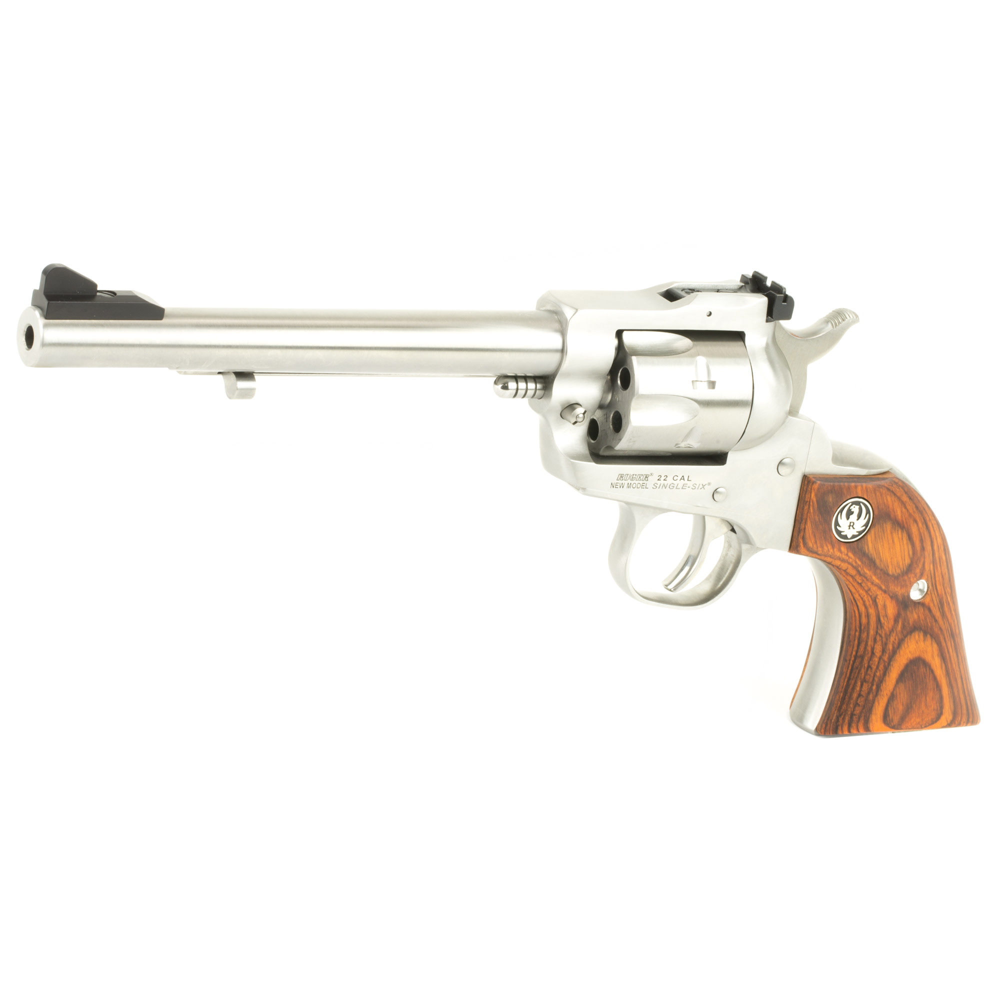 Ruger Single-Six Convertible 22LR/22 WMR 6.5" SS/Wood 6RND Revolver ...