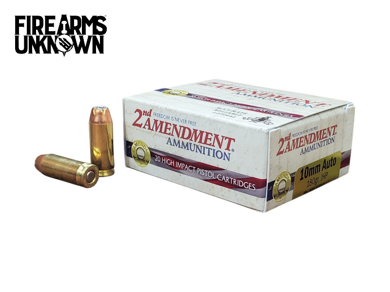2nd Amendment 10mm 180gr JHP 20rd - Firearms Unknown