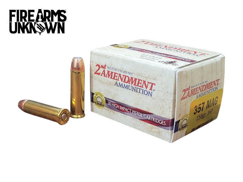 2nd Amendment 357 Mag 158gr. JHP 20RD Box - Firearms Unknown