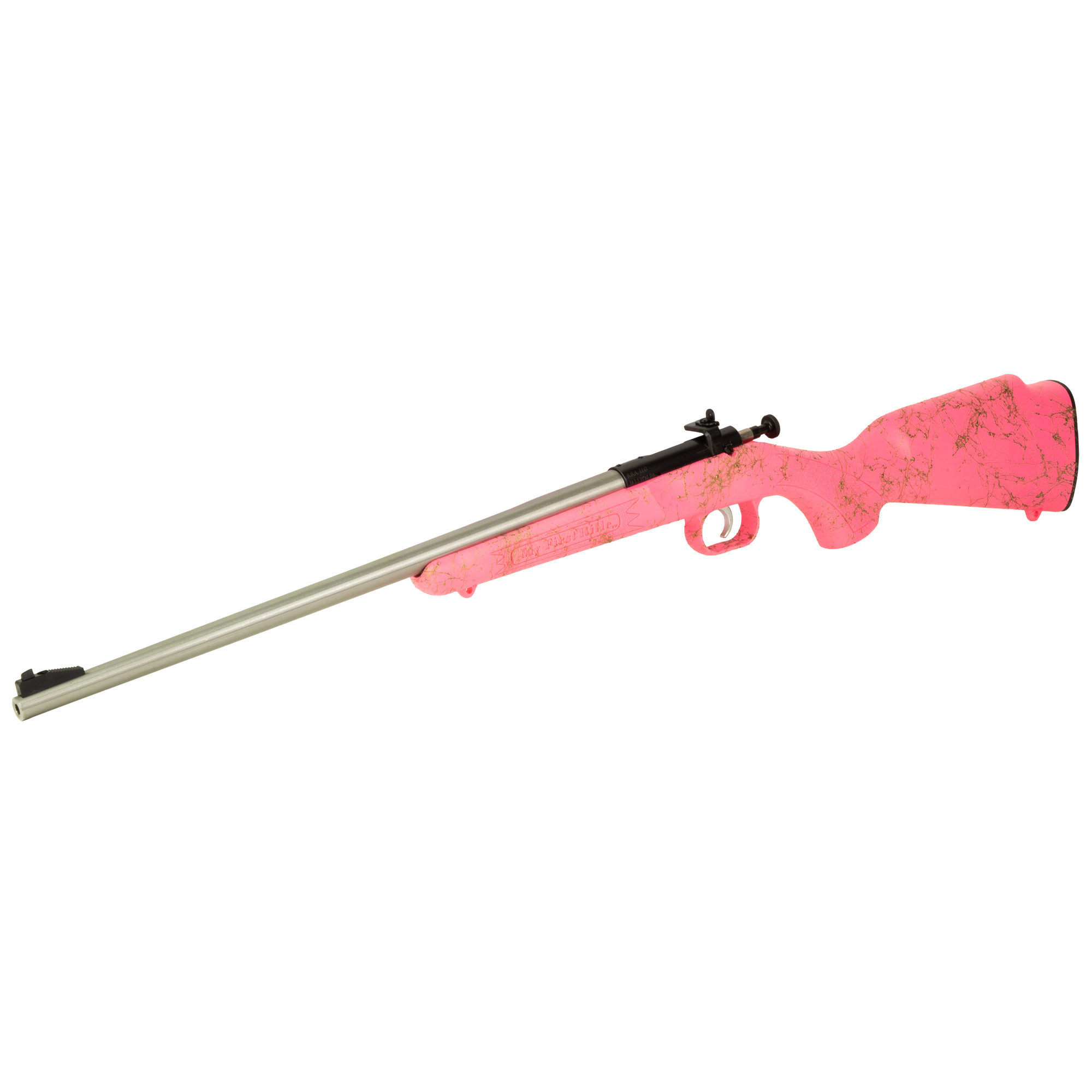 KSA Cricket 22LR 16.1" Pink/Gold Bolt Action Rifle - Firearms Unknown