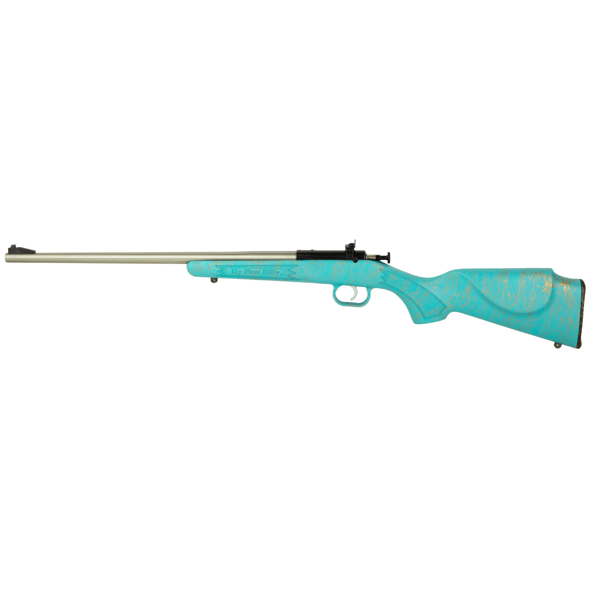 KSA Cricket 22LR 16.1" Blue/Gold Bolt Action Rifle - Firearms Unknown