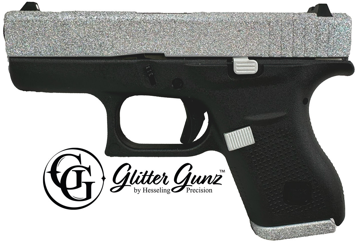 Glock G42 380 ACP 3.25" Glitter Diamond (2)6RD Pistol - Firearms Unknown