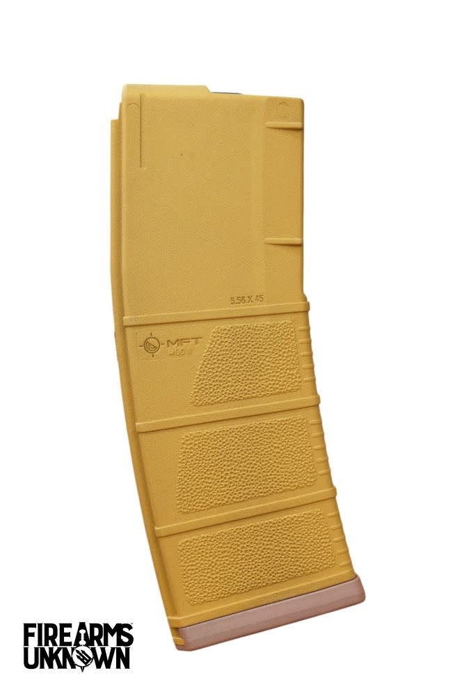 MFT MOD II 5.56 Polymer 30RD Cerakoted Magazine and Baseplate Gold Rose ...