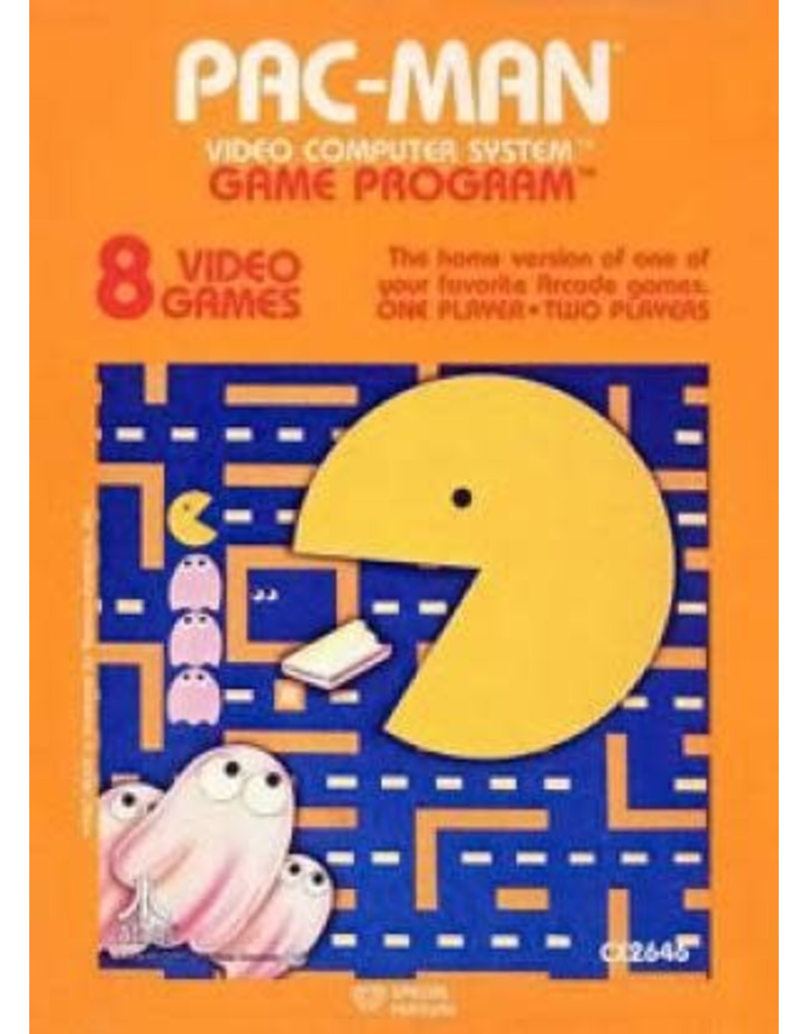 Atari 2600 Pac Man (Cart Only, Damaged Label) - Video Game Trader