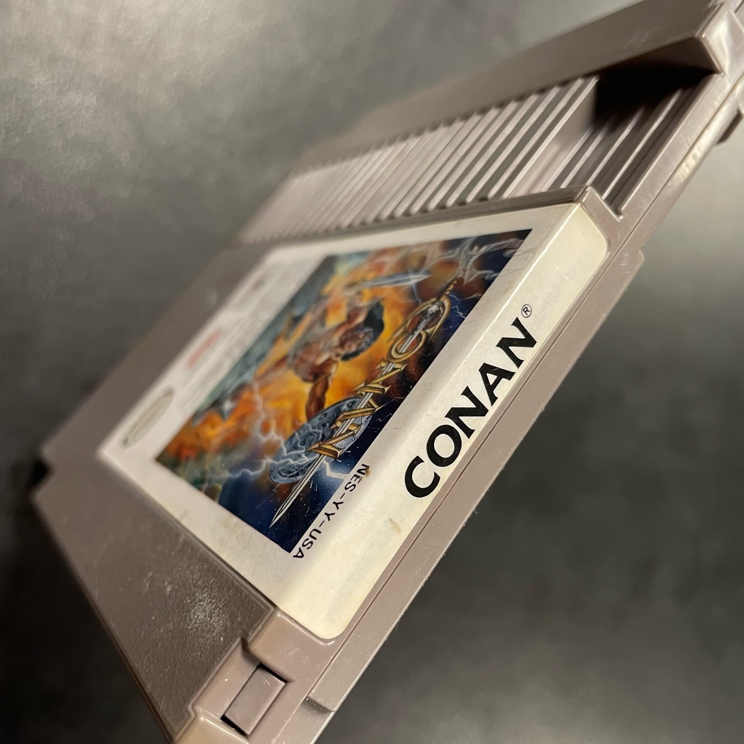 NES Conan the Mysteries of Time (Cart Only, Damaged Cart and Label ...
