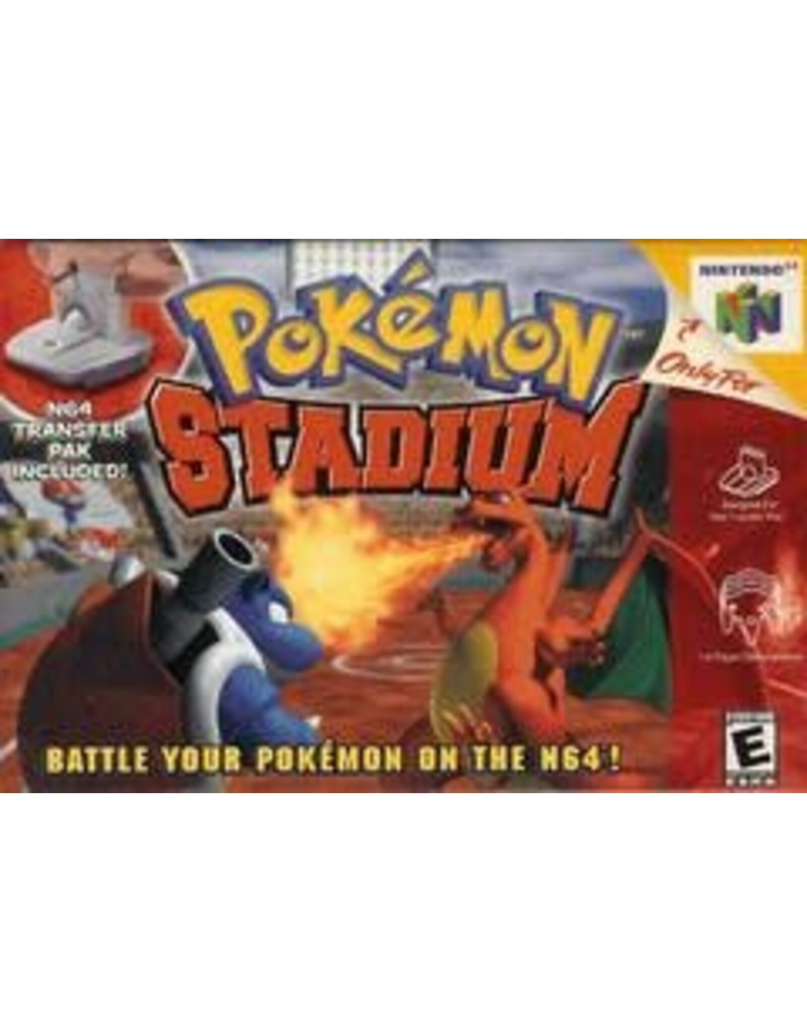 Nintendo 64 Pokemon Stadium (Used, Cart Only, Cosmetic Damage) - Video ...
